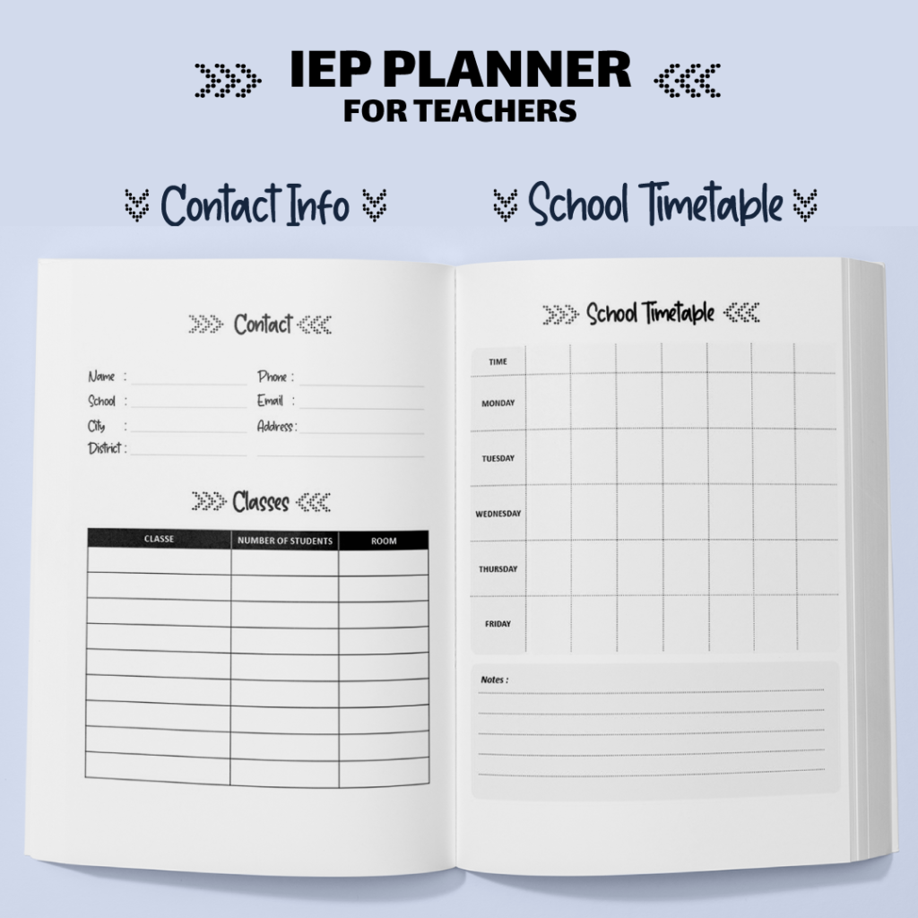 IEP Planner 2022-2023: VERSION 2 For 15 Students – IEP Planners for ...